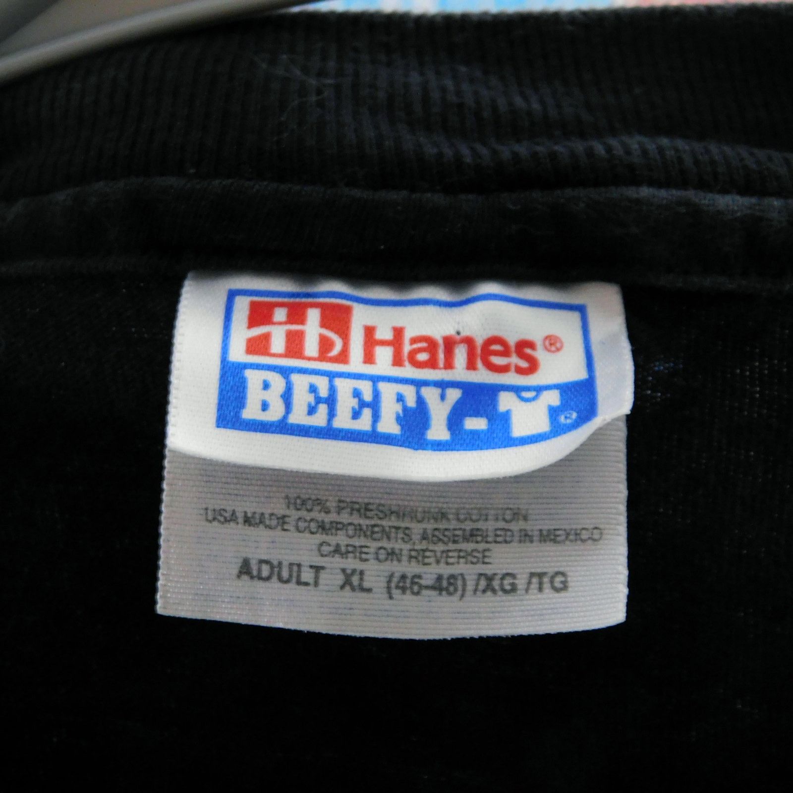 Hanes 20th Century Fox Logo History T Shirt Size XL Black 90s | Grailed