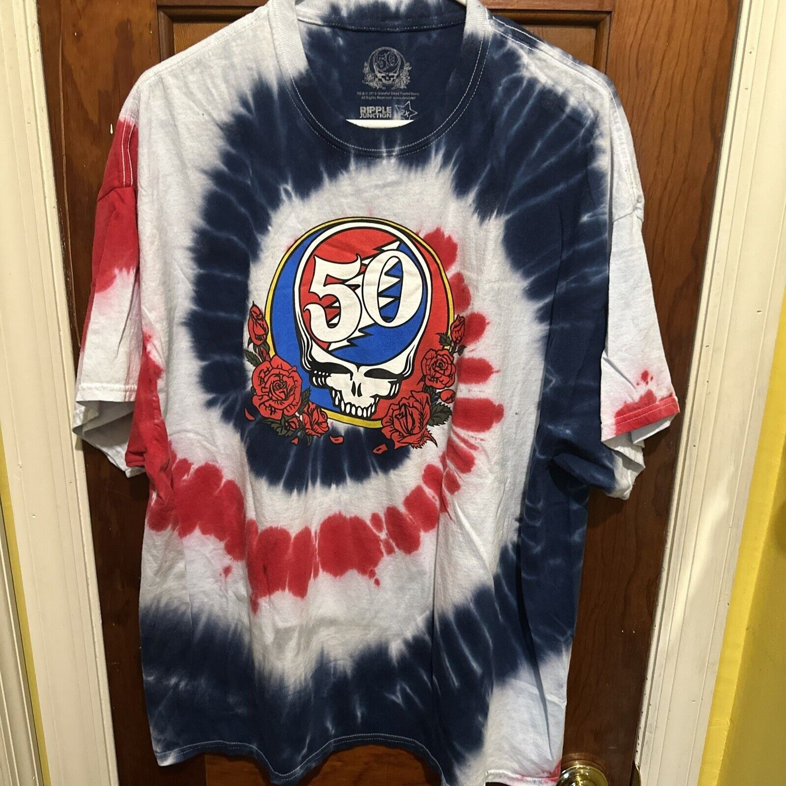 Ripple Junction Grateful Dead 50th Anniversary Tie Dye T Shirt Size 2XL ...