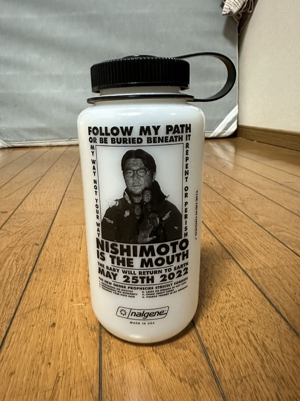 New Order NISHIMOTO IS THE MOUTH X THE NEW ORDER NALGENE DRINK BOTTLE ...
