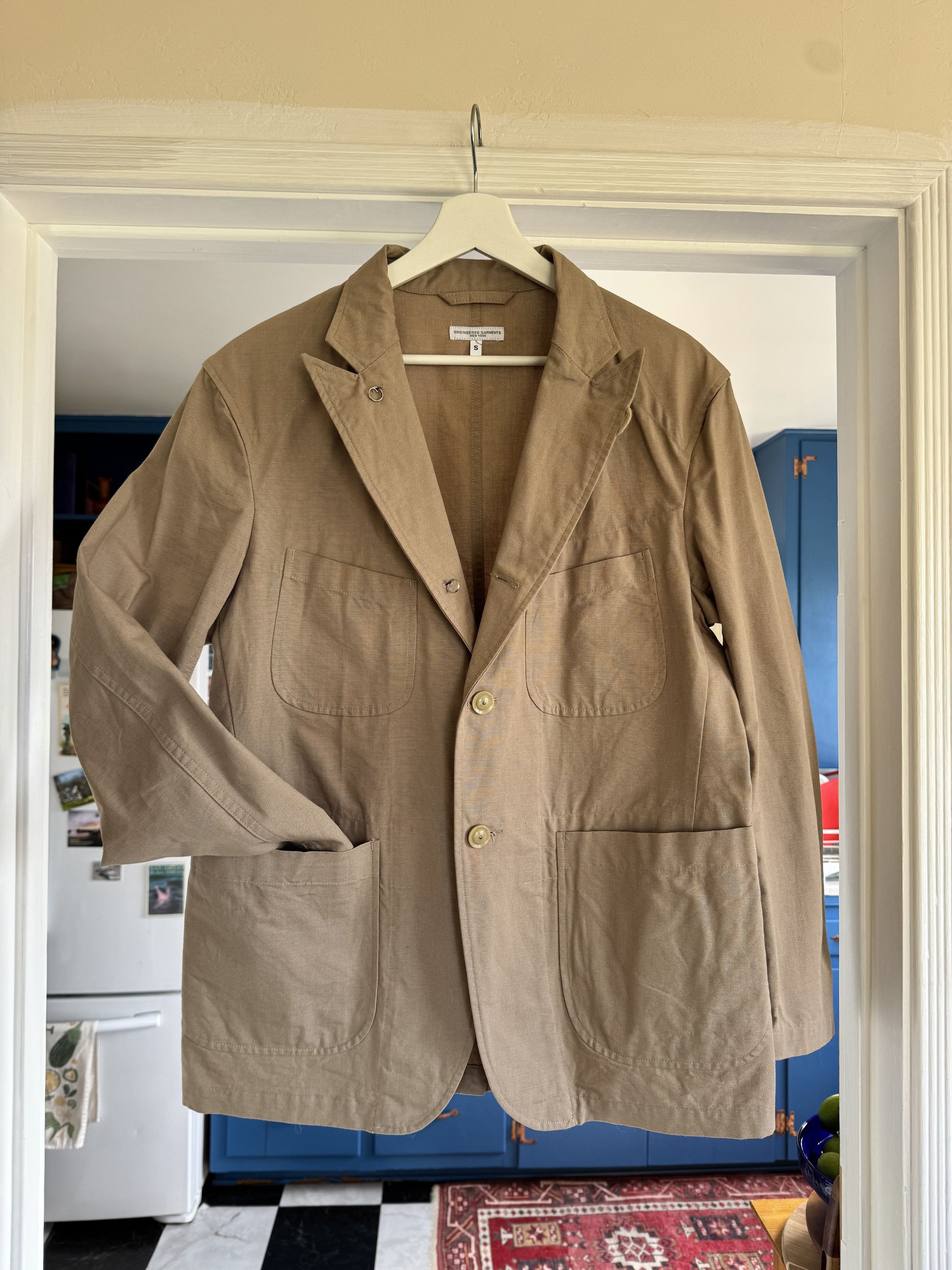 Engineered Garments Engineered Garments Ripstop Bedford Jacket Khaki ...