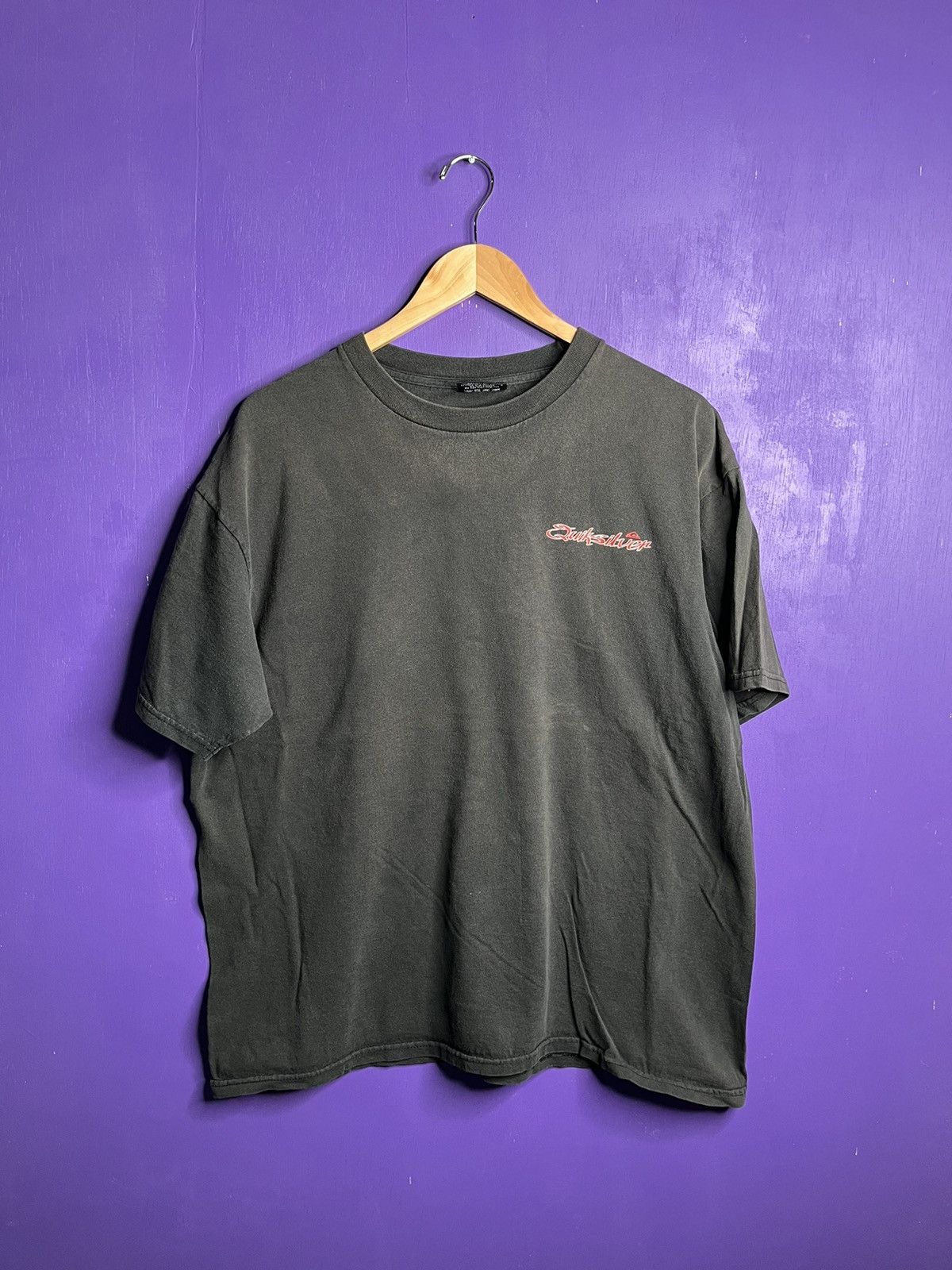 Quicksilver × Vintage Vintage ‘00s Quicksilver hula girl mullet tee ...