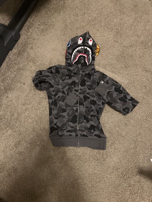 Bape *RARE* BAPE ABC Camo Shark Full Zip Hoodie | Grailed