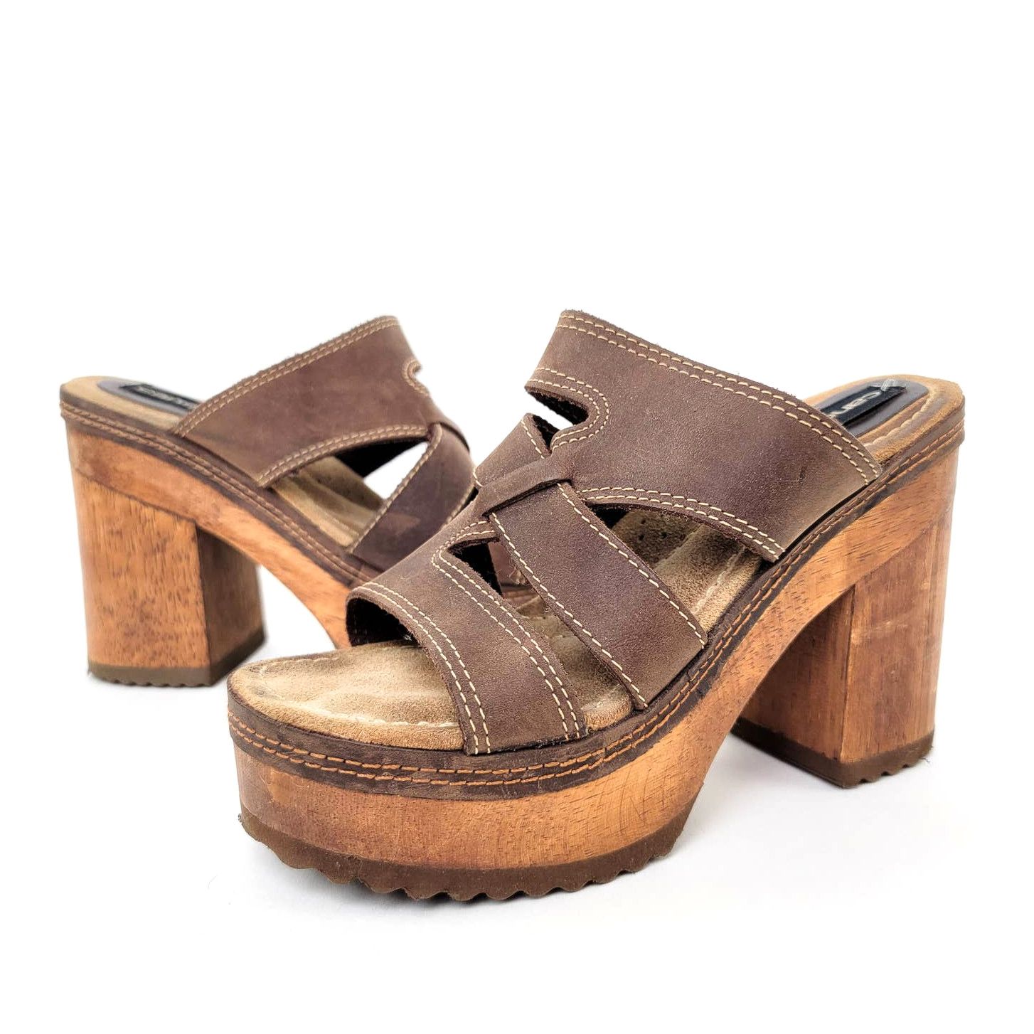 Vintage Vintage 90s CANDIES Chunky Platform 90s Block Heel Sandals ...