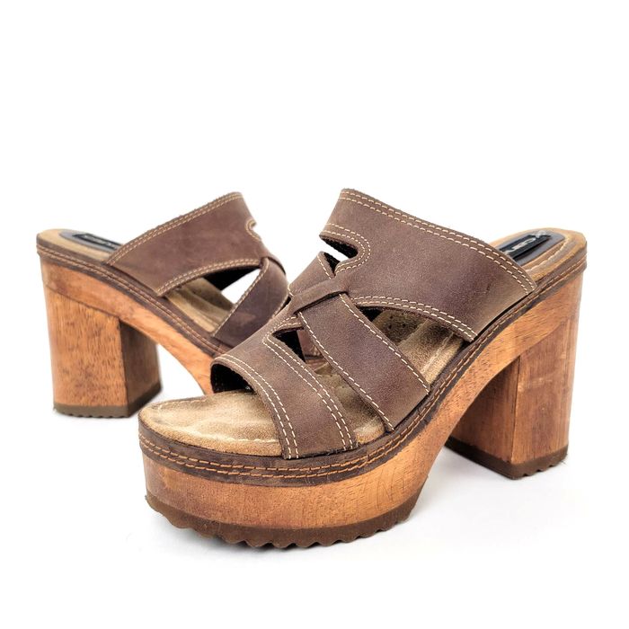 Vintage Vintage 90s CANDIES Chunky Platform 90s Block Heel Sandals ...