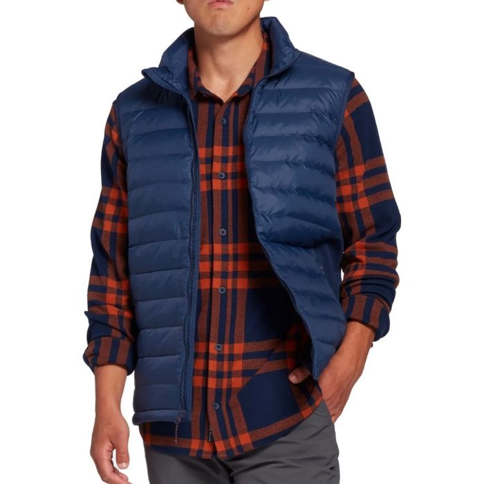 Alpine Division Alpine Design Men's Sequoia Ridge Down Vest Small Blue ...