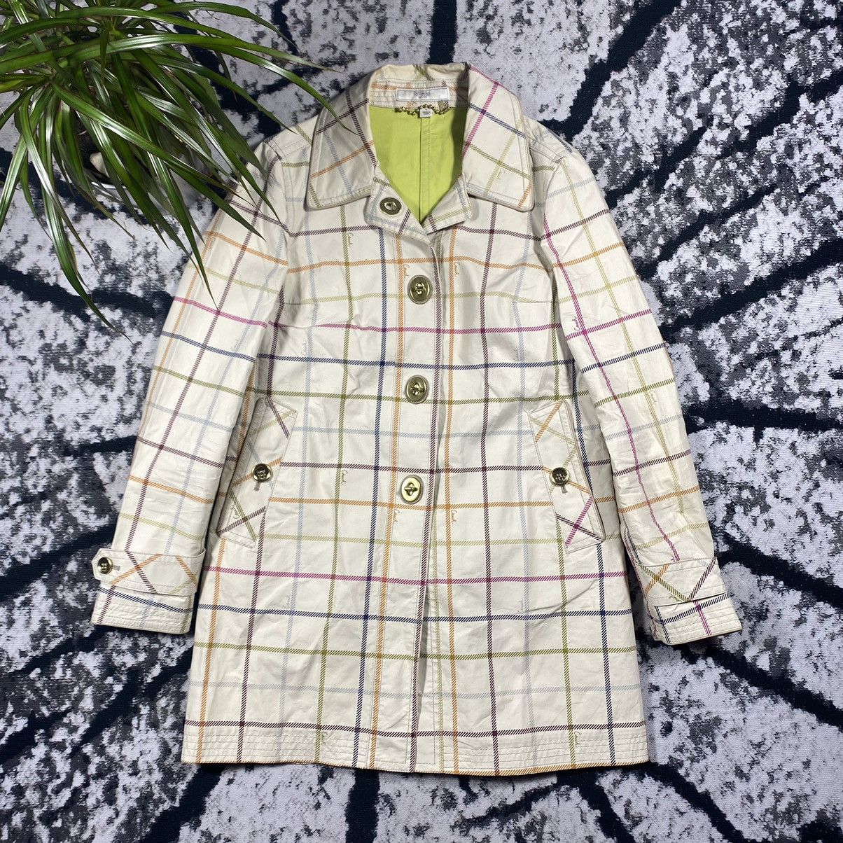 Coach × Designer × Vintage COACH VINTAGE Y2K LUXURY GOLD BUTTONS COAT ...