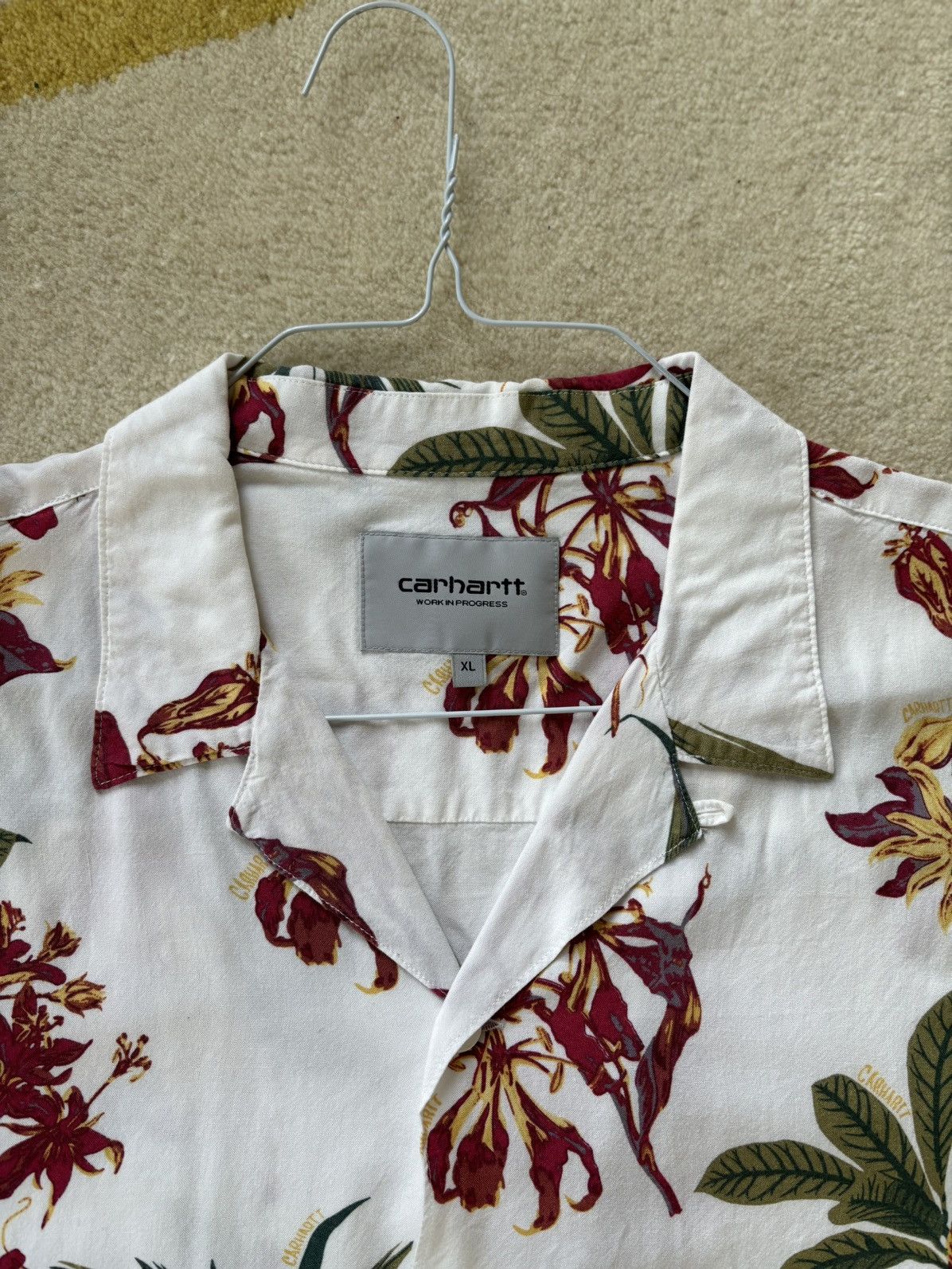 Carhartt Wip Carhartt WIP Hawaiian Floral Vacation shirt (XL) | Grailed