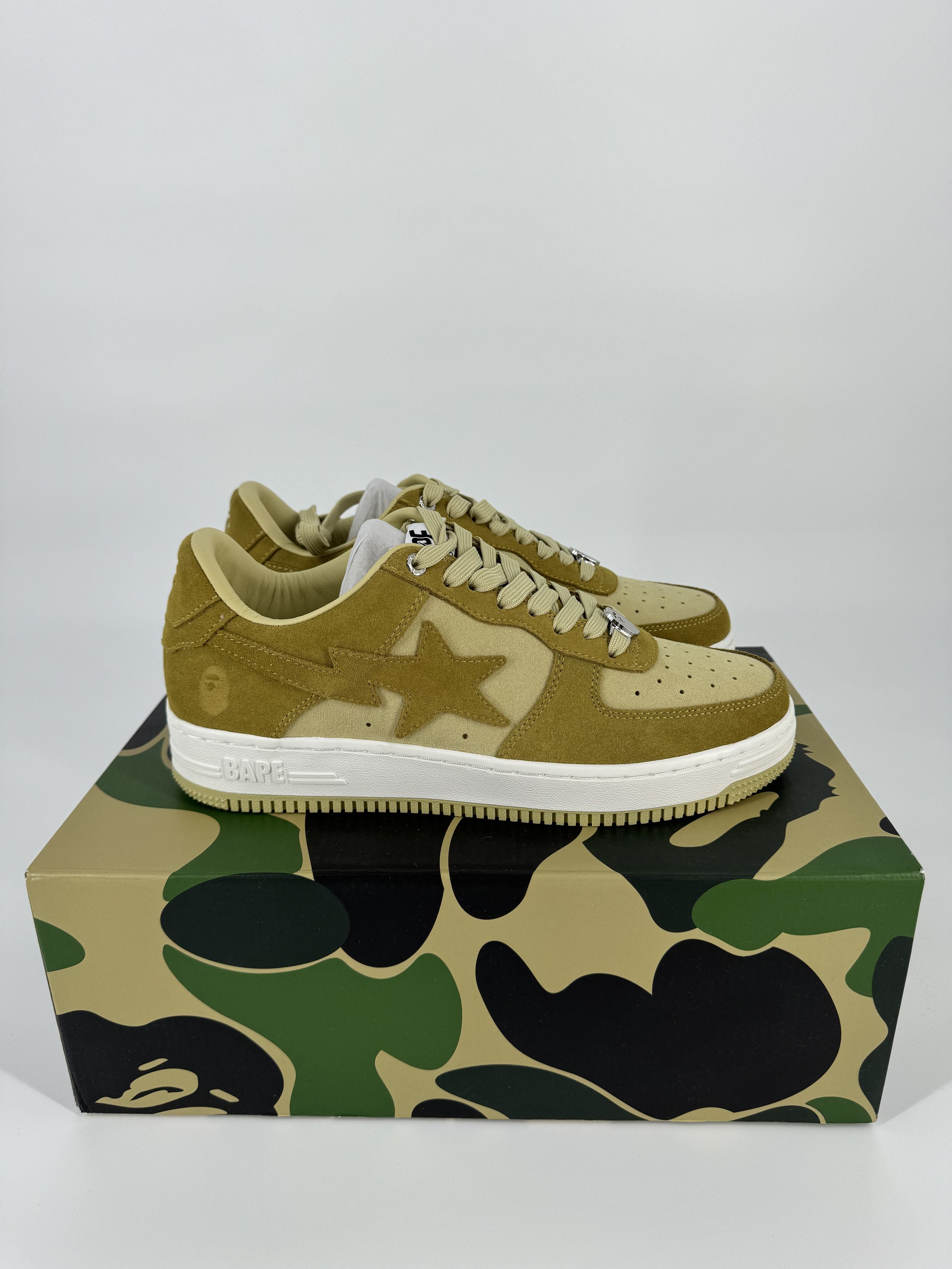 Bape Bape Sta Suede Yellow | Grailed