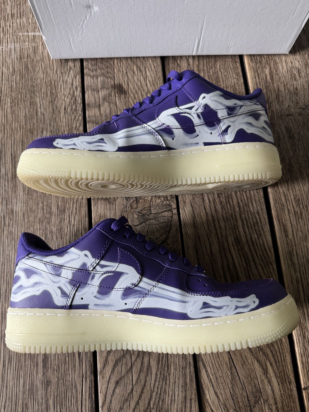 Nike Air Force 1 Skeleton Halloween 2021 | Grailed