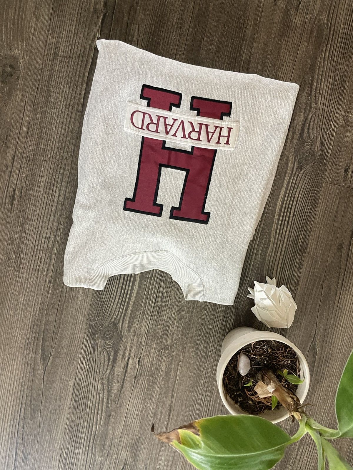 Vintage Vintage 90s Harvard Heavy Princess Diana Style Crewneck | Grailed