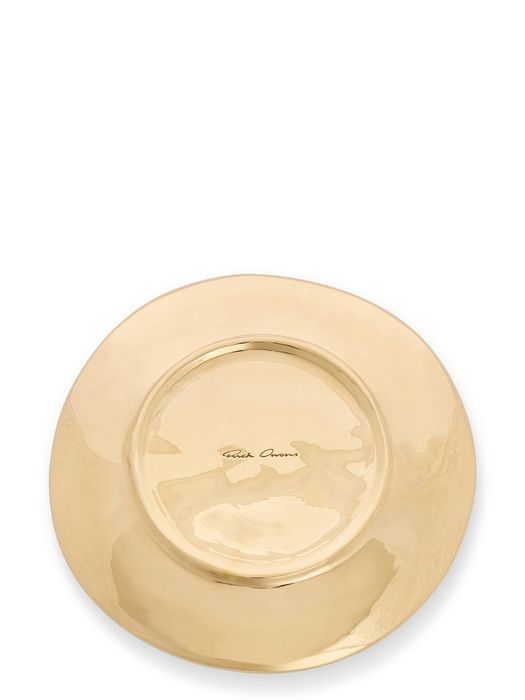 Rick Owens RICK OWENS MEDIUM PLATE IN GOLD TONE BRONZE | Grailed