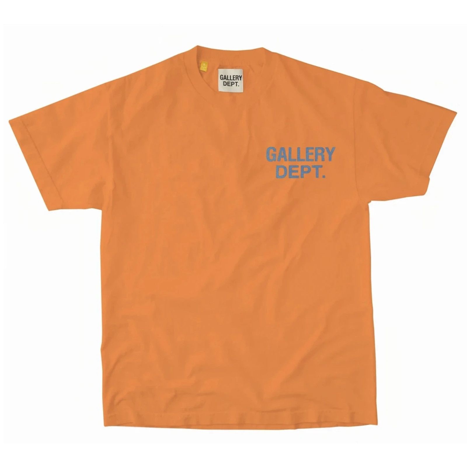 Gallery Dept. Gallery Department Logo Short Sleeve Tee Shirt Orange | Grailed