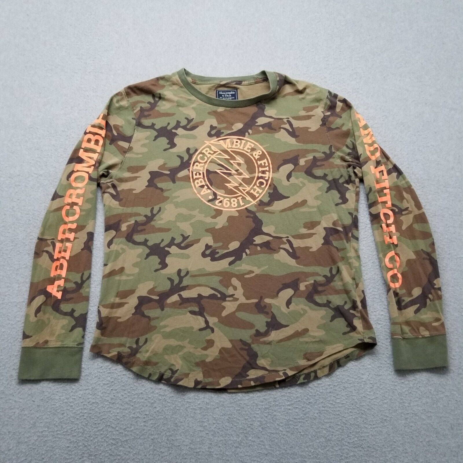 Abercrombie & Fitch Abercrombie Fitch Shirt Mens Large Camouflage Long Sleeve | Grailed