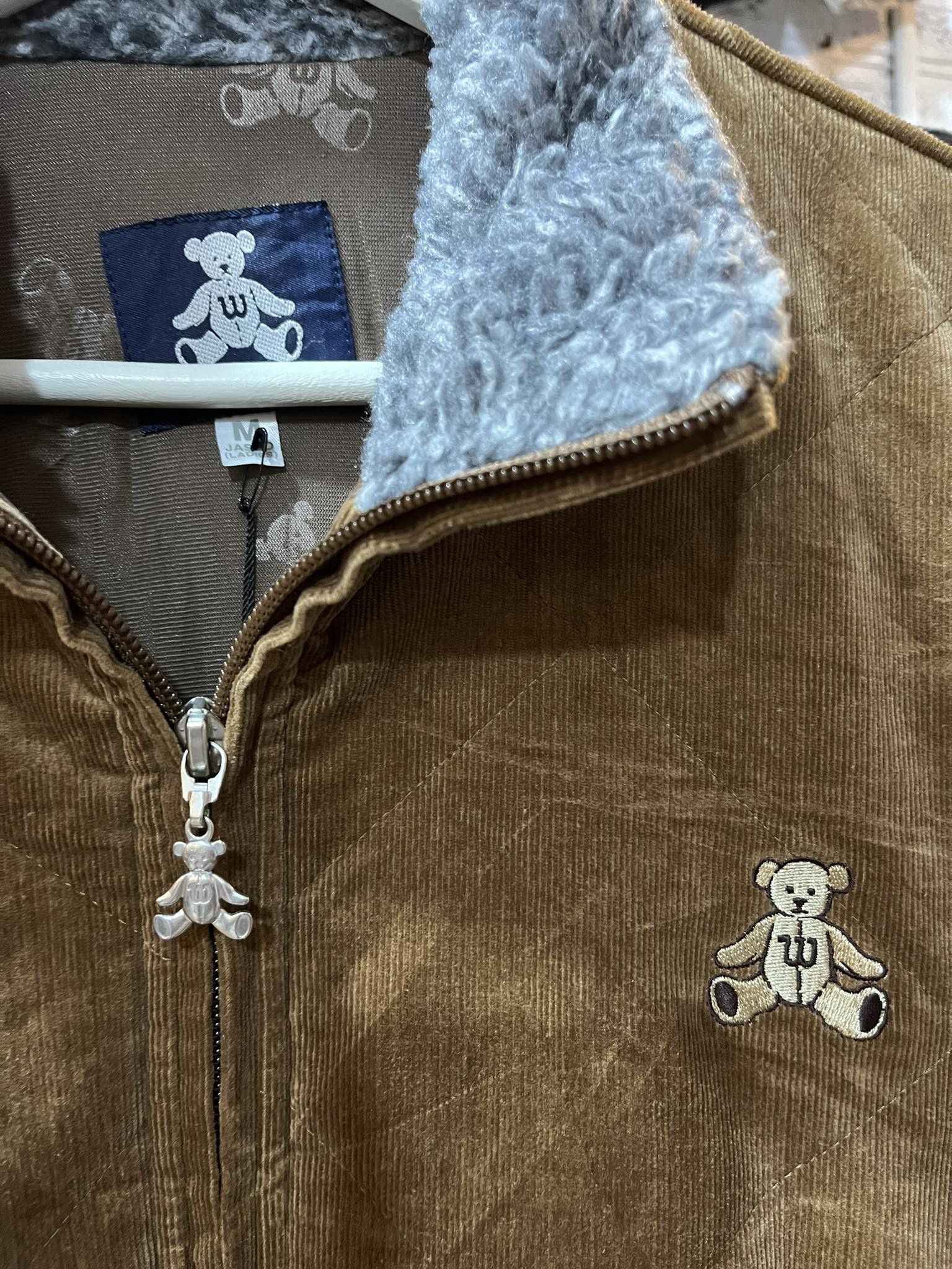 Rare × Vintage × Winson Wilson Bear Fur Corduroy Jacket 90s | Grailed