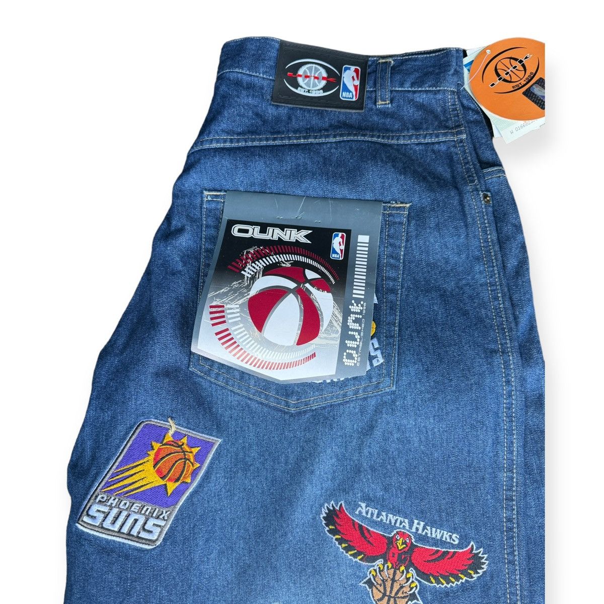 Vintage Vintage dead stock NBA X UNK jeans baggy y2K | Grailed