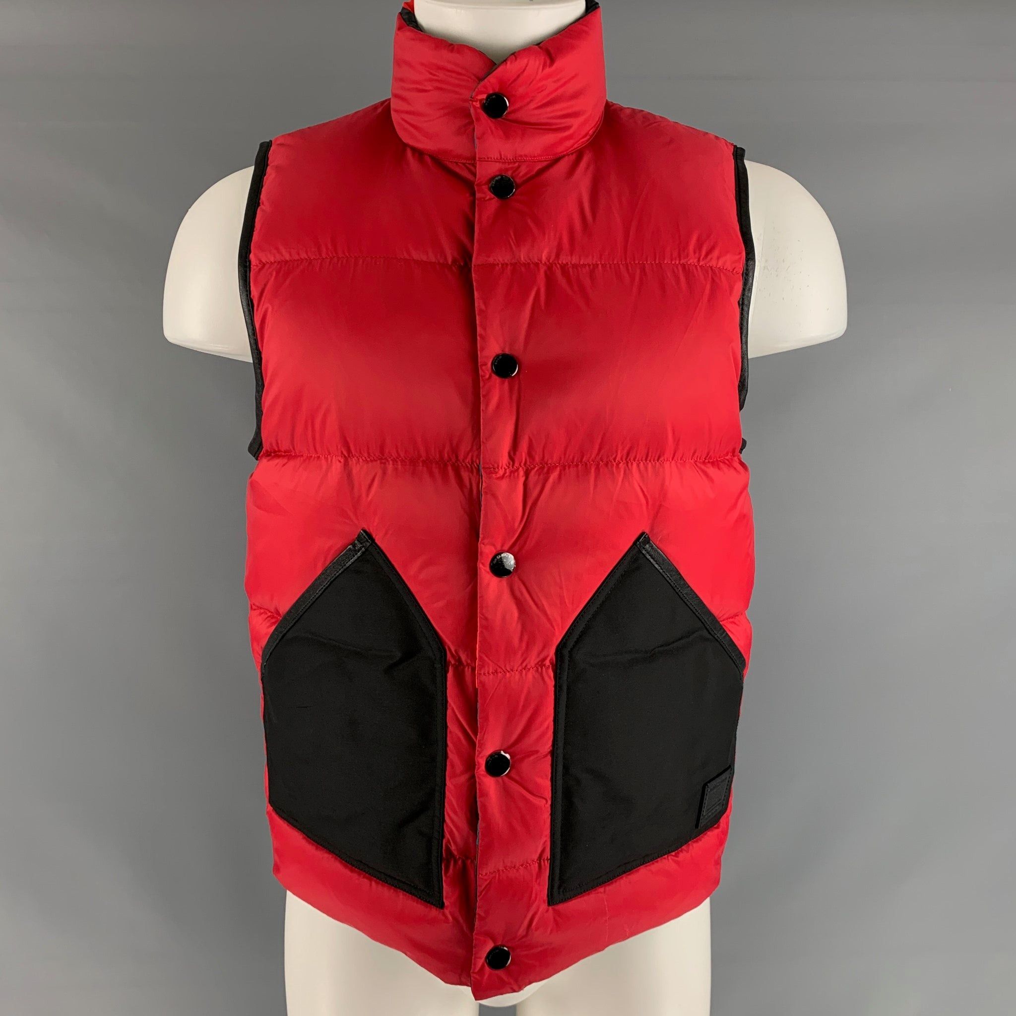 Coach Red Quilted Nylon Reversible Vest | Grailed