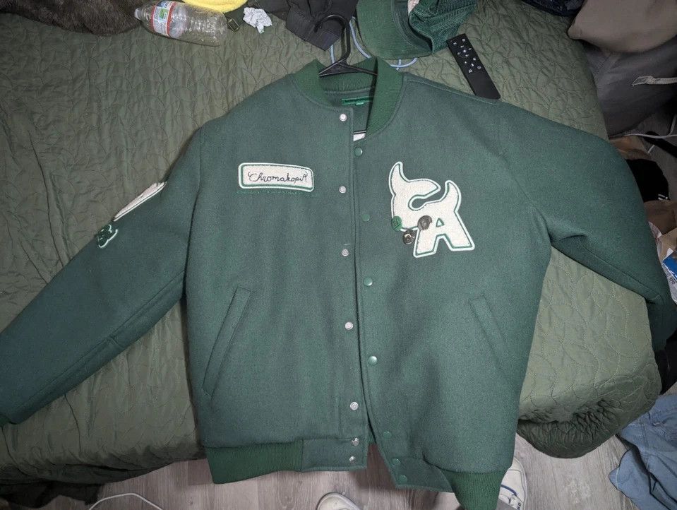 Golf Wang × Tyler The Creator Chromakopia Varsity Jacket | Grailed