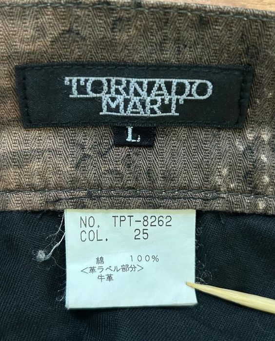 Tornado Mart Tornado Mart Python Print Laced Flares | Grailed