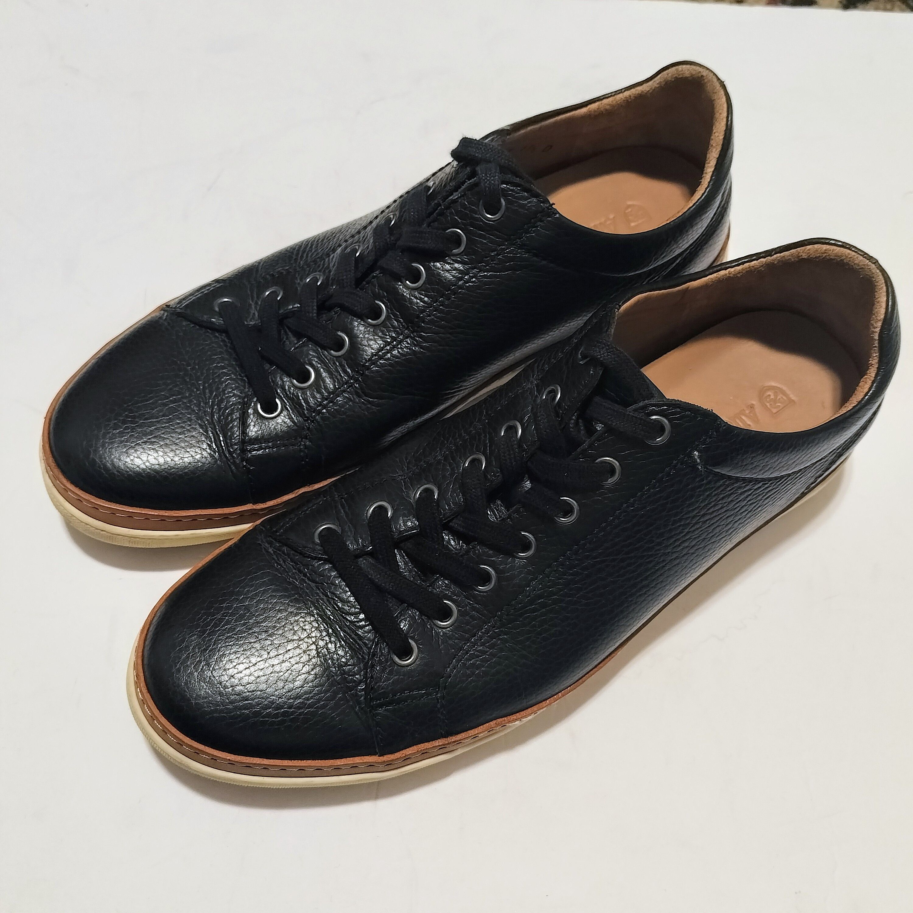 Allen Edmonds Allen Edmonds Porter Derby Sneaker 11.5 D Black Leather ...