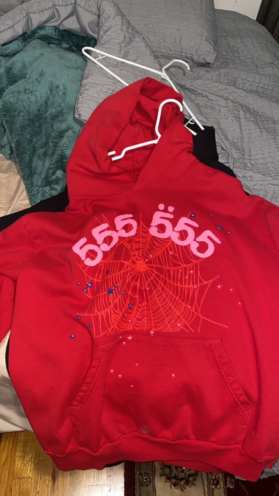 Spider Worldwide Sp5der angel numbers 555 hoodie | Grailed