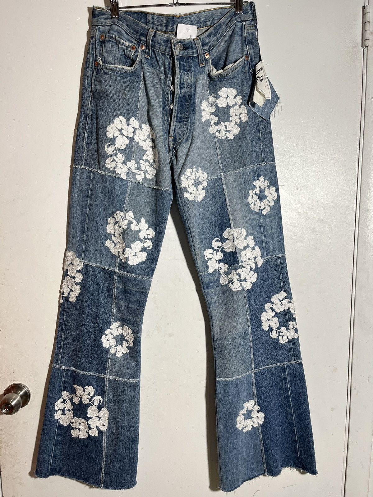 DENIM TEARS × READYMADE Readymade X Denim tears Flare Jeans | Grailed