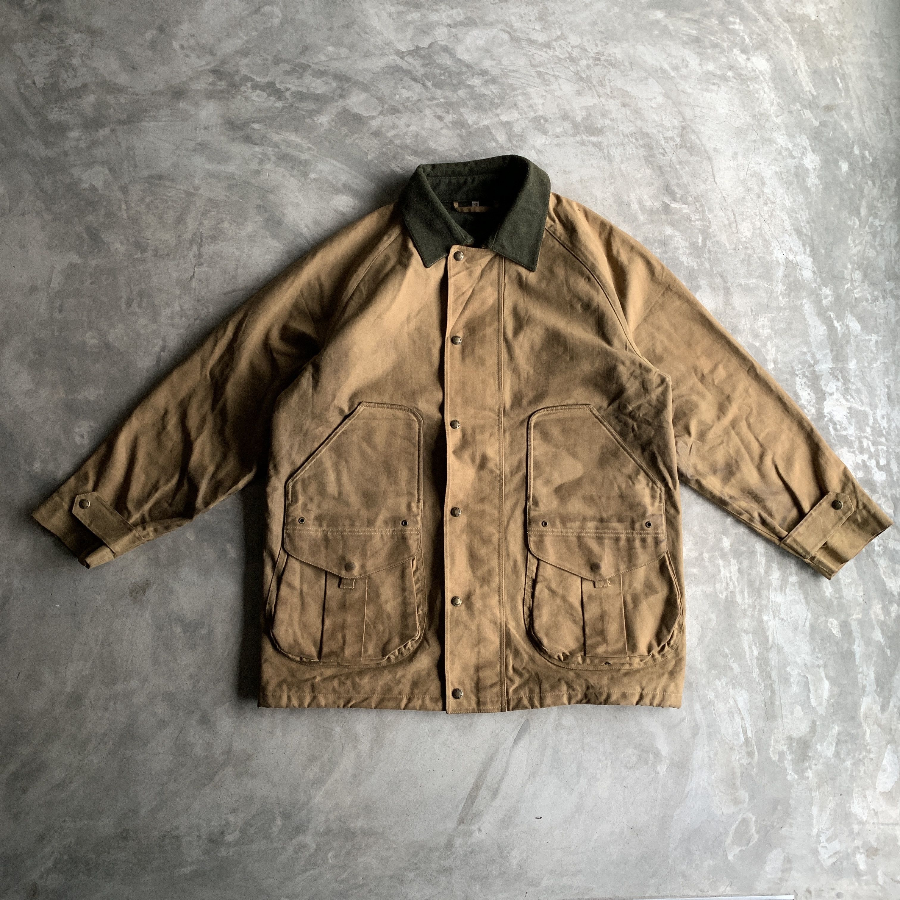 Filson × Vintage Filson Tin Cloth Linen Hunter Jacket | Grailed