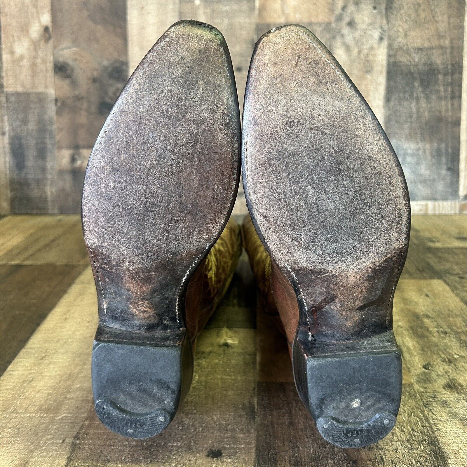 Lucchese Lucchese N1547 Mad Dog 1883 Snip Toe Cowboy Boots Mens 8.5 D ...