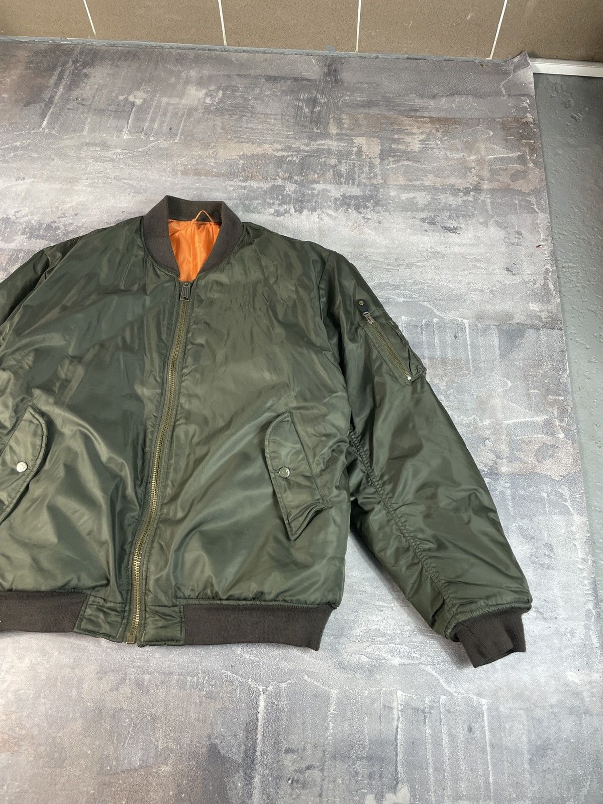 Vintage Vintage Military air bomber M1 jacket USA XL | Grailed