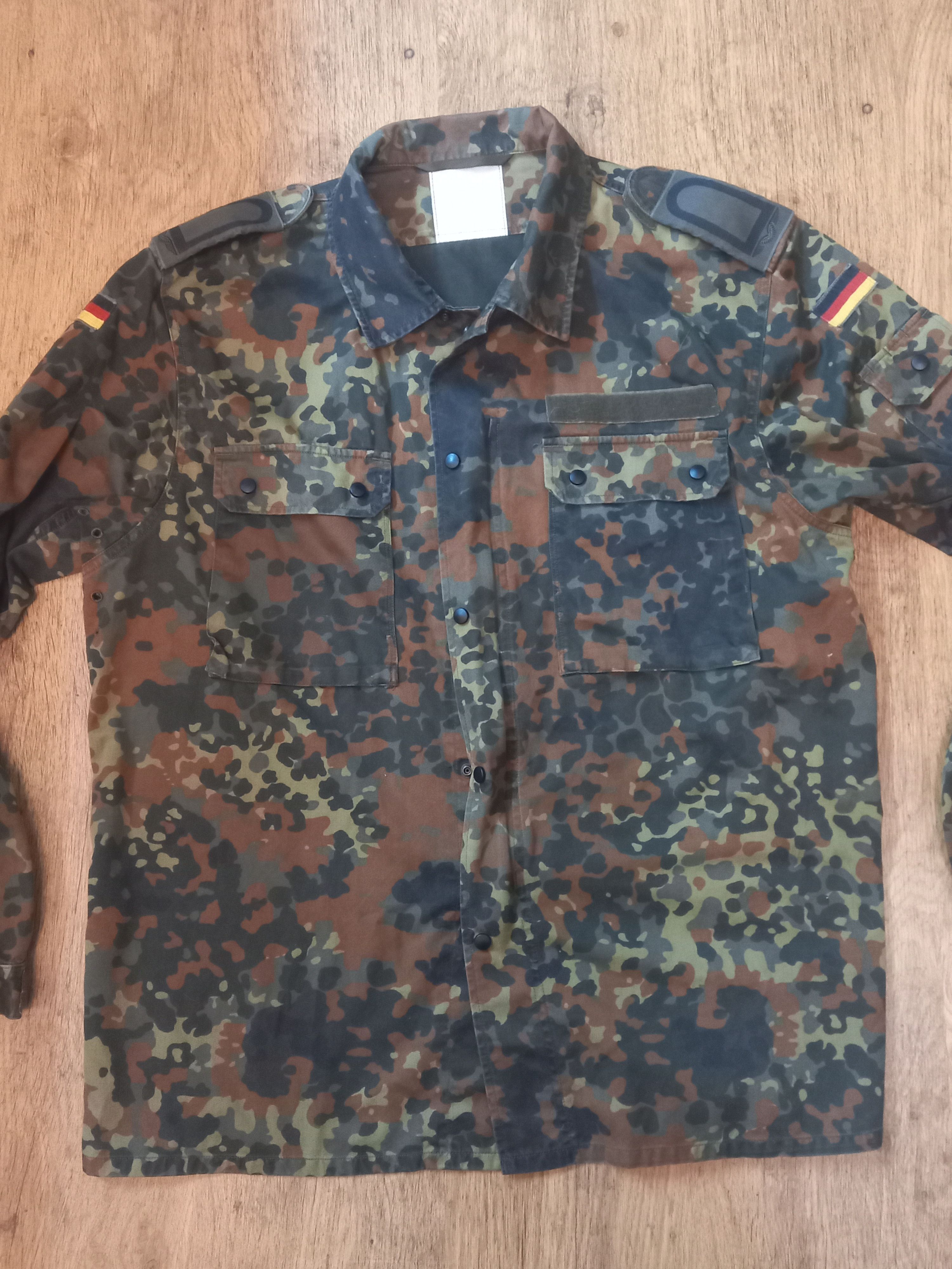 Military Vintage 90s German Army Flecktarn Shirt | Grailed