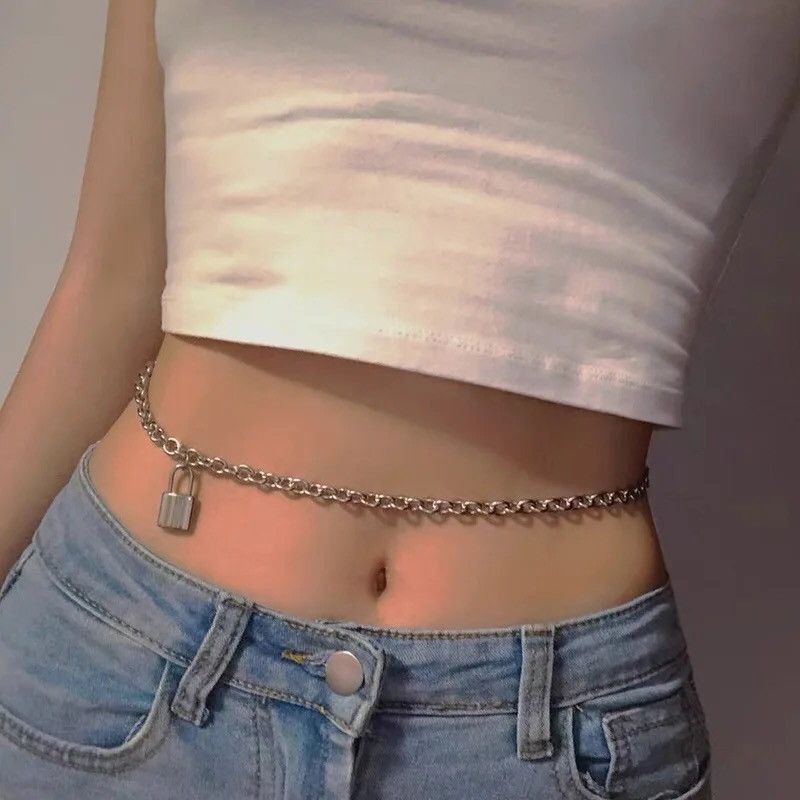 Streetwear × Vintage Sexy Aesthetic Waist Belly Chain | Grailed