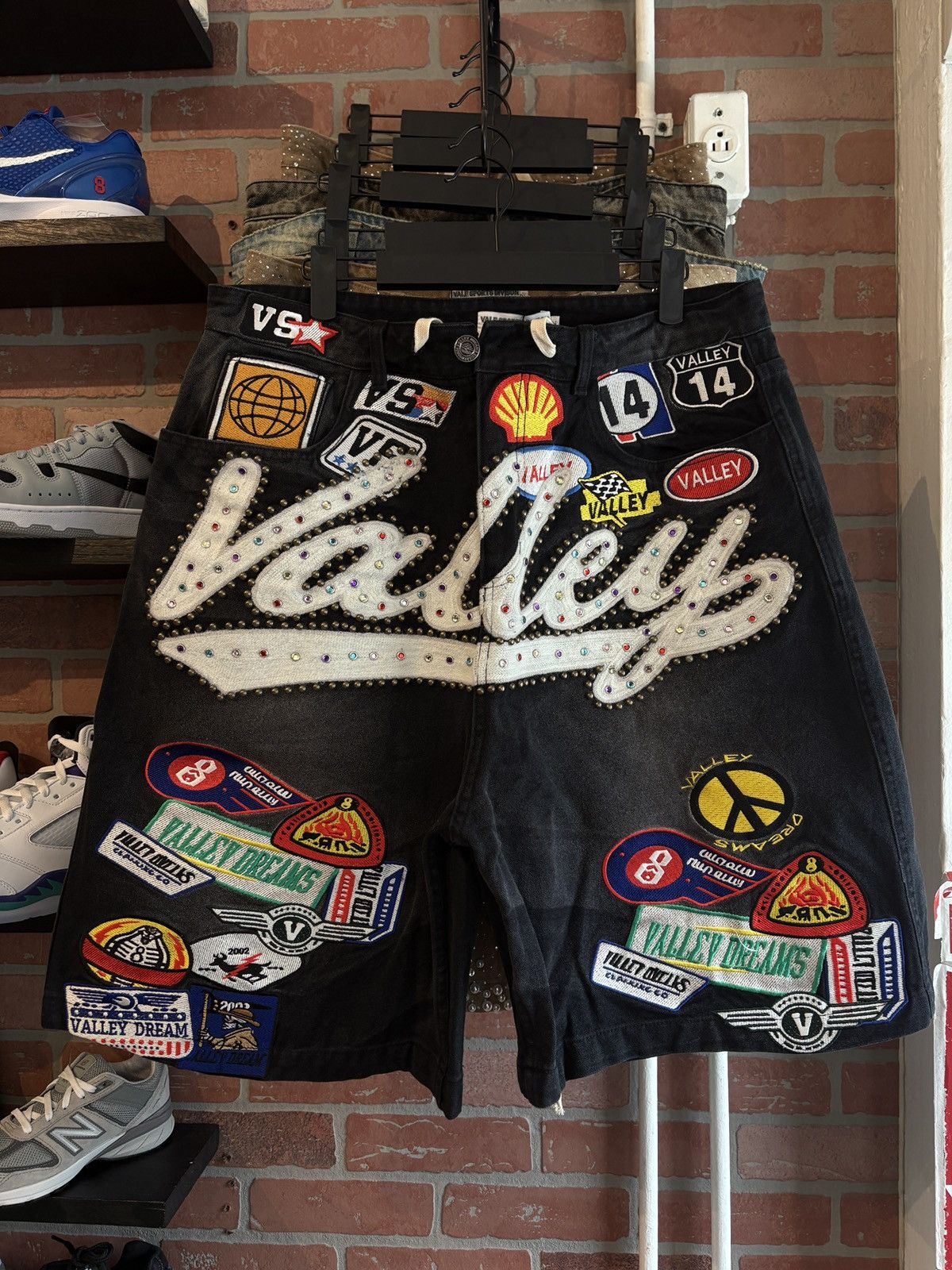 Vale Vale Forever 1980s Black Jorts | Grailed