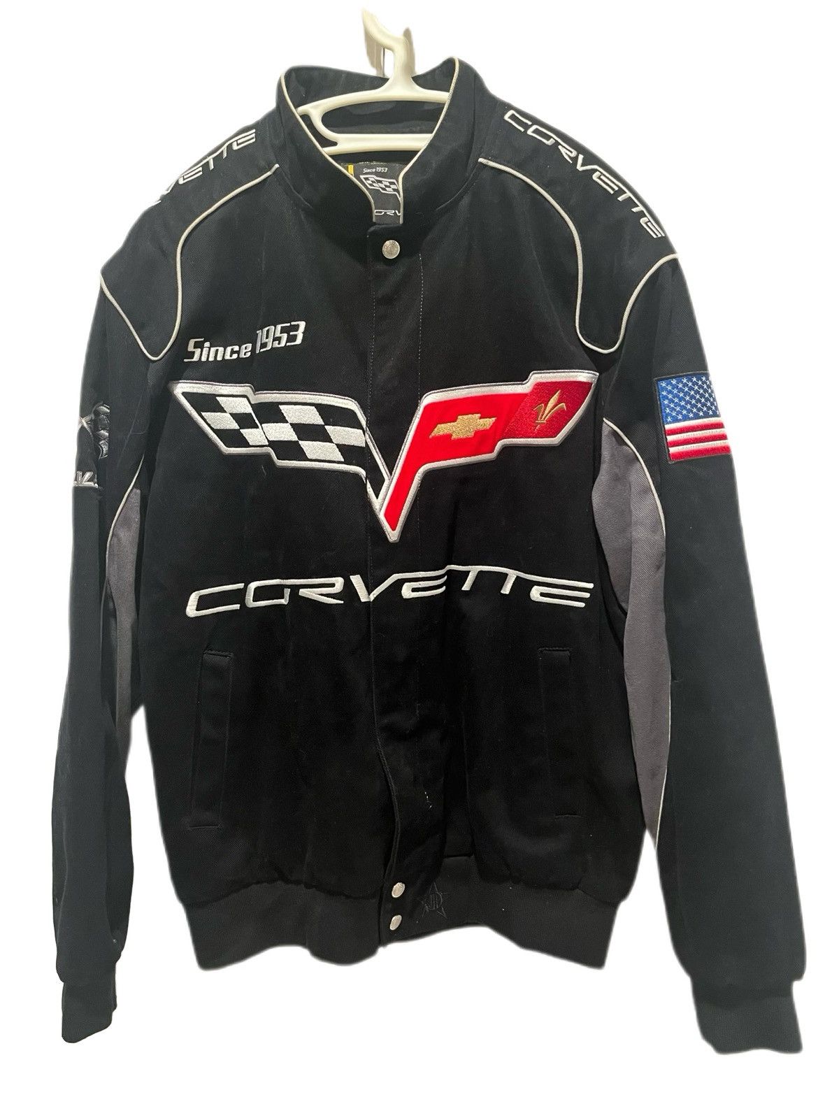 Corvette JH Jeff Hamilton DESIGN CORVETTE JACKET SIZE M RACE CAR | Grailed