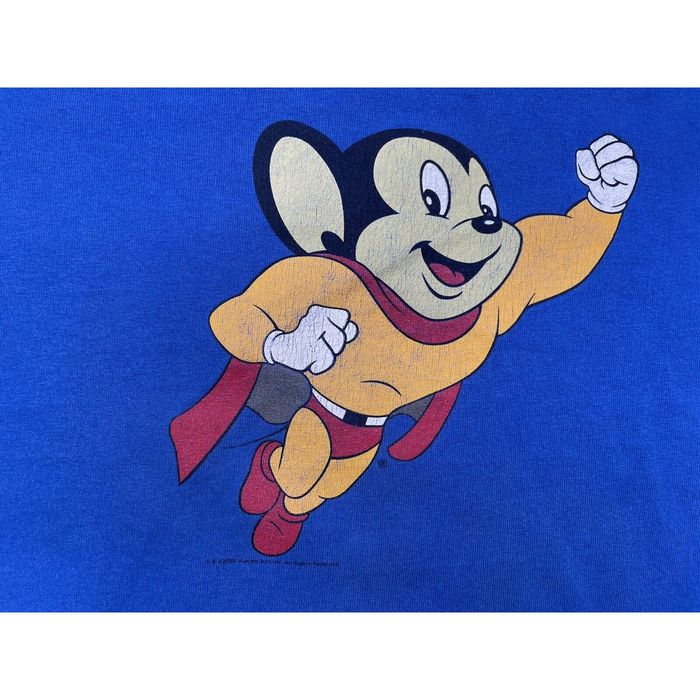 Alstyle Vtg 2000 Mighty Mouse Superhero Terrytoons Studio T-Shirt | Grailed