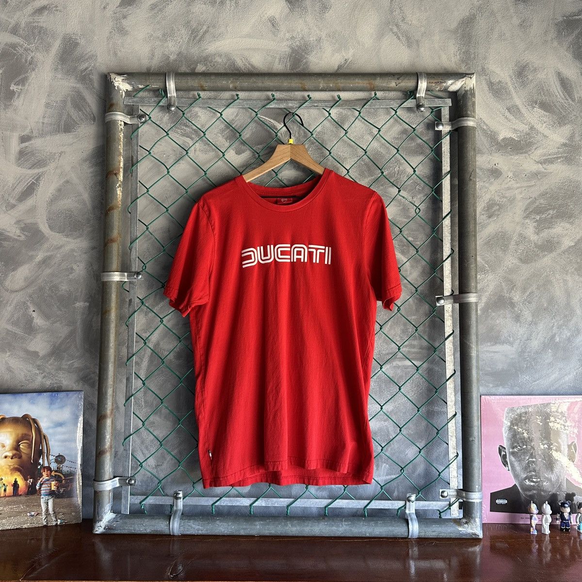 Ducati Red Ducati Official Merchandise Stick Font Spellout T Shirt ...