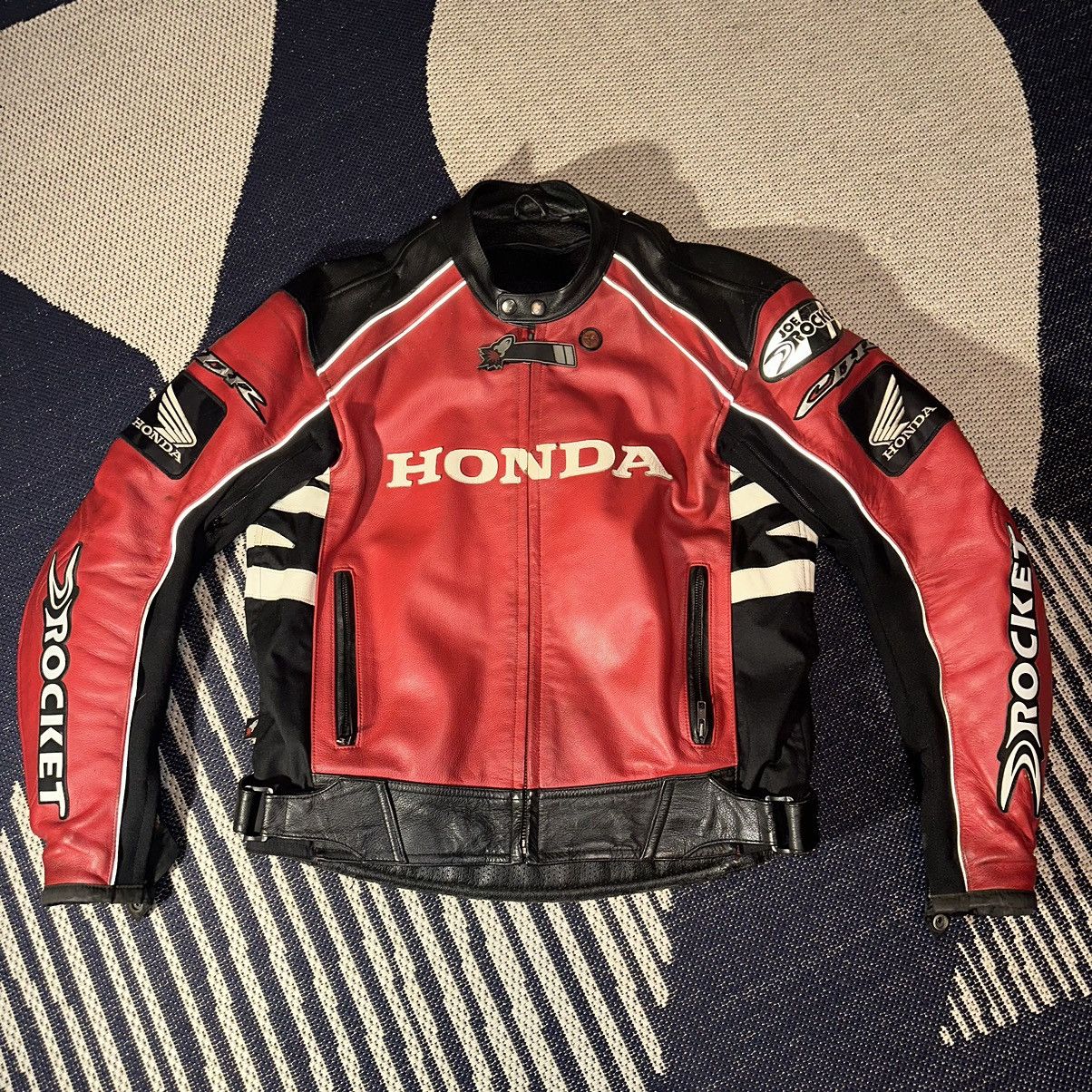 Honda × Joe Rocket × Vintage Vintage Leather Joe Rocket Honda ...