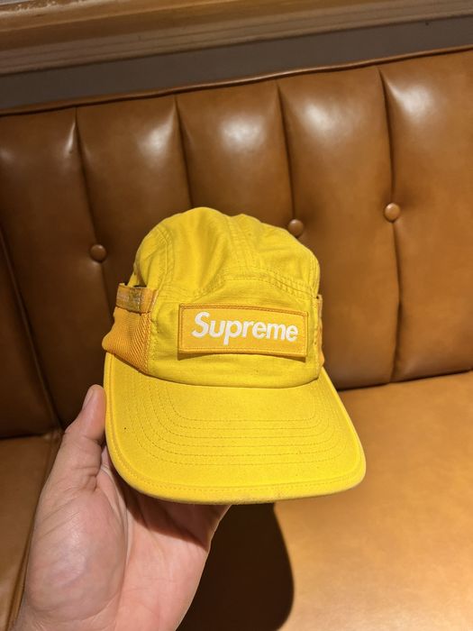 Supreme Yellow supreme cap | Grailed