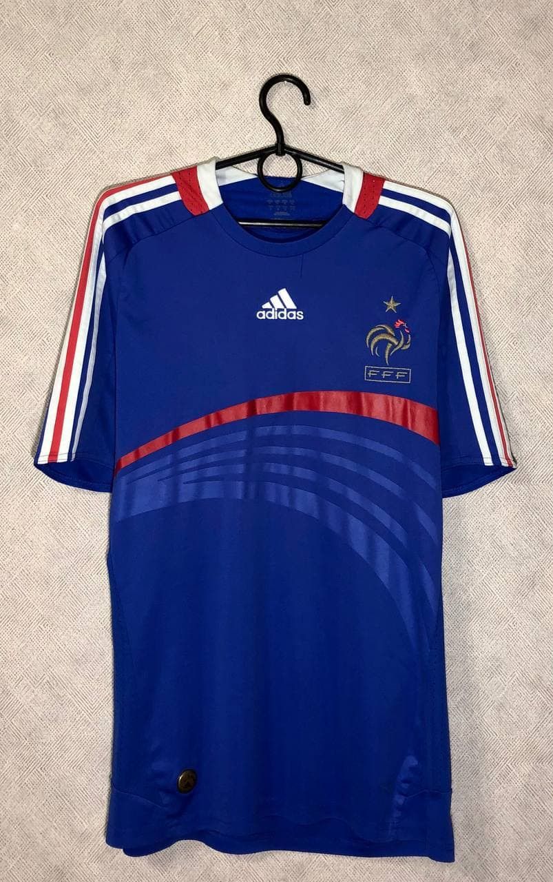Adidas × Soccer Jersey France Home football shirt 2007 - 2008 Adidas ...