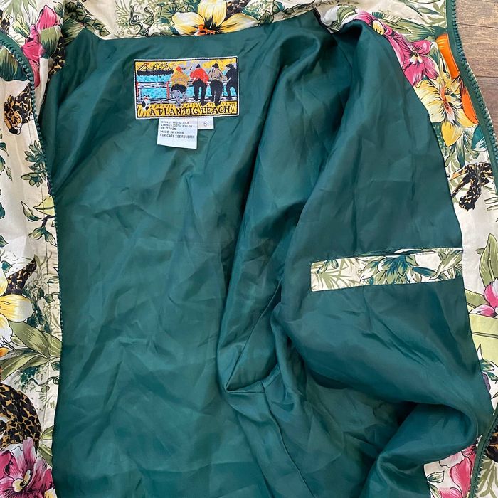 Vintage Vintage Hawaiian Windbreaker Bomber Jacket Silk Tropical | Grailed