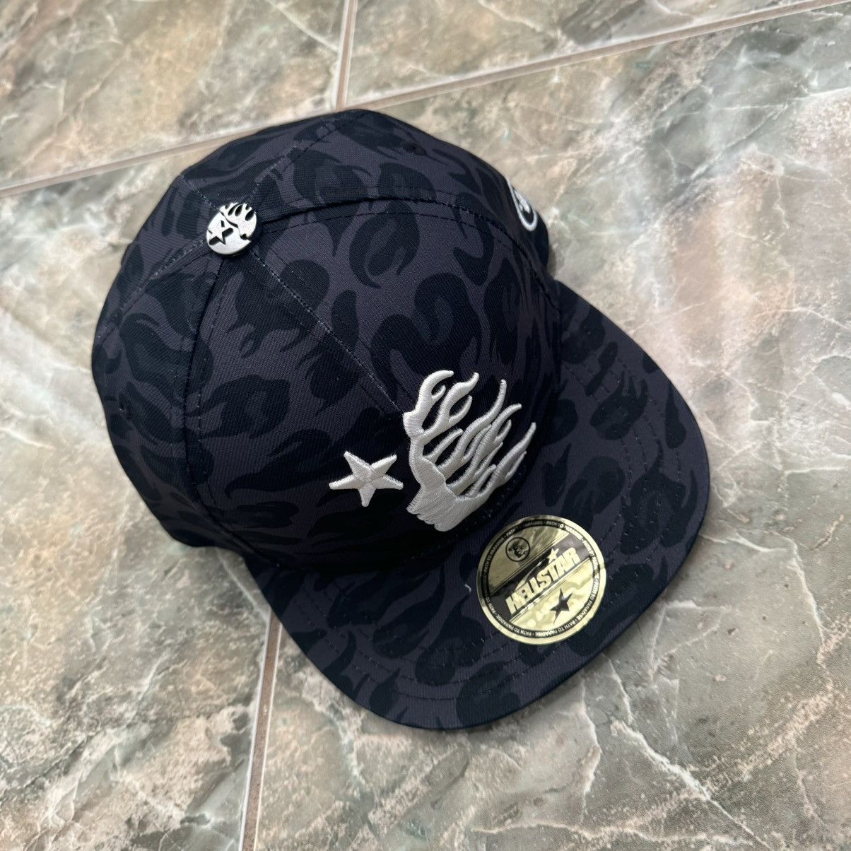 HELLSTAR Hellstar Cheeta print fitted hat 7 1/4 | Grailed