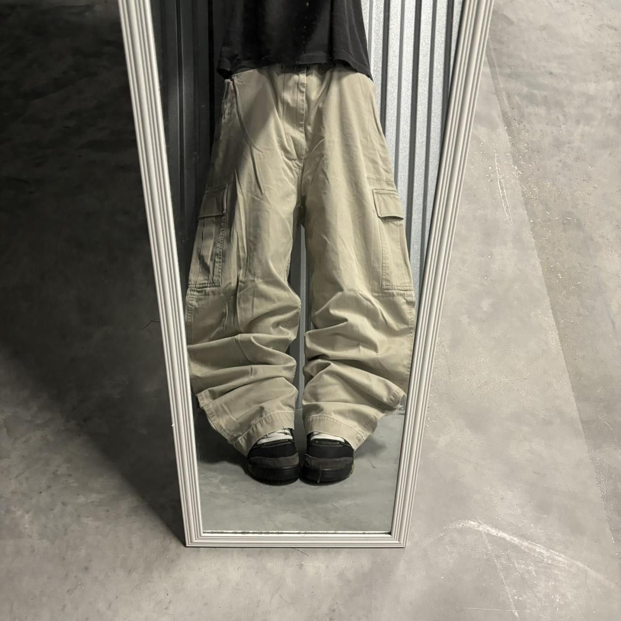 Polo Ralph Lauren Crazy Vintage Y2K/2000s Baggy Cream Polo Sport Ralph Lauren Skater Cargo Pants ...