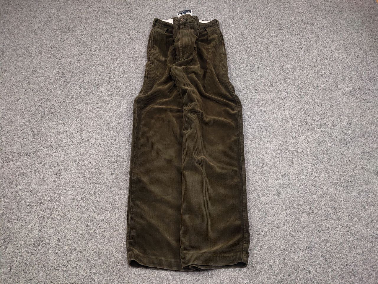 Polo Ralph Lauren Vintage 90's Polo Ralph Lauren Dark Corduroy Baggy Pants | Grailed