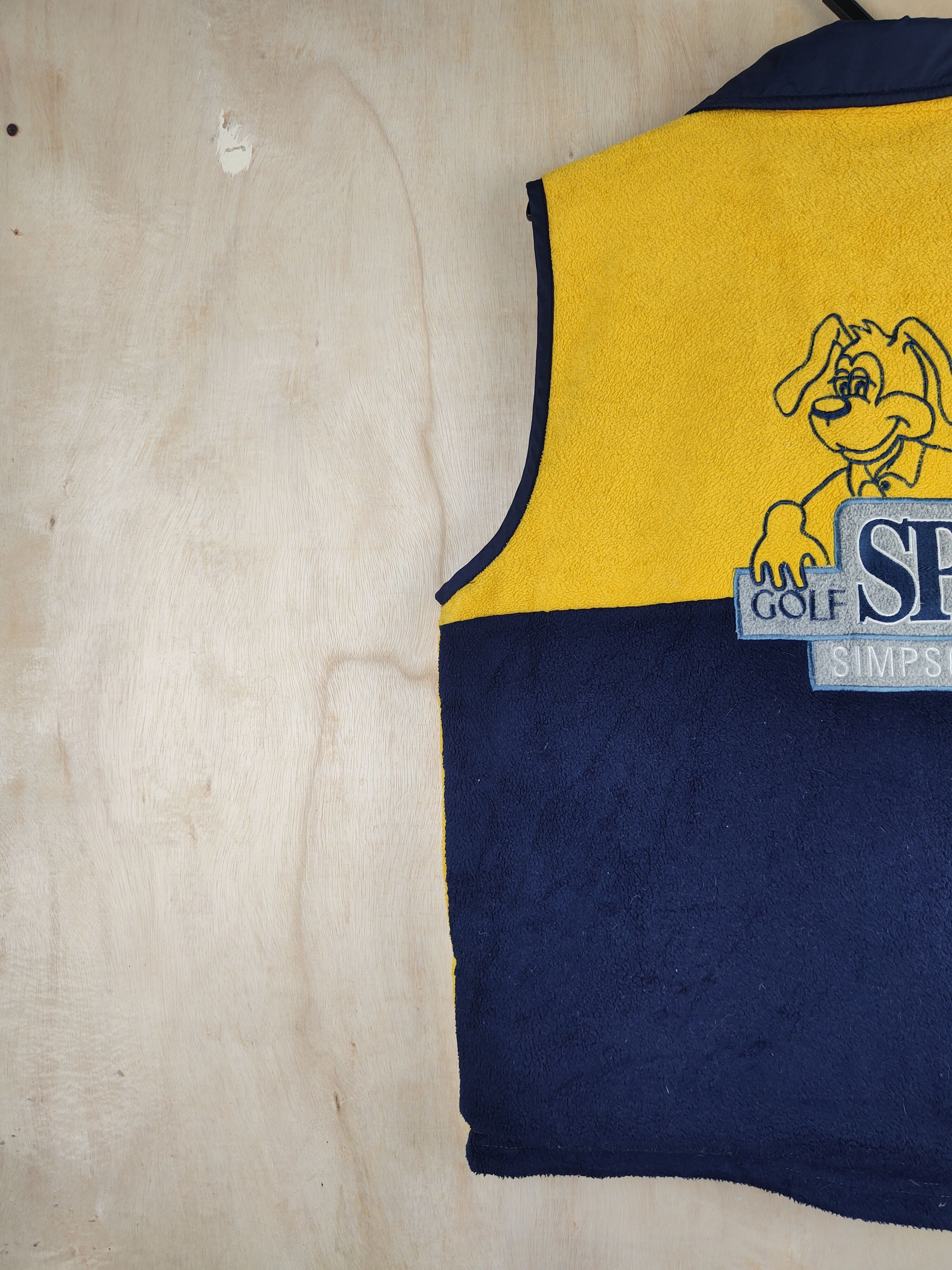 Vintage Japan Yellow Simpson Sport Vests #S2458 | Grailed