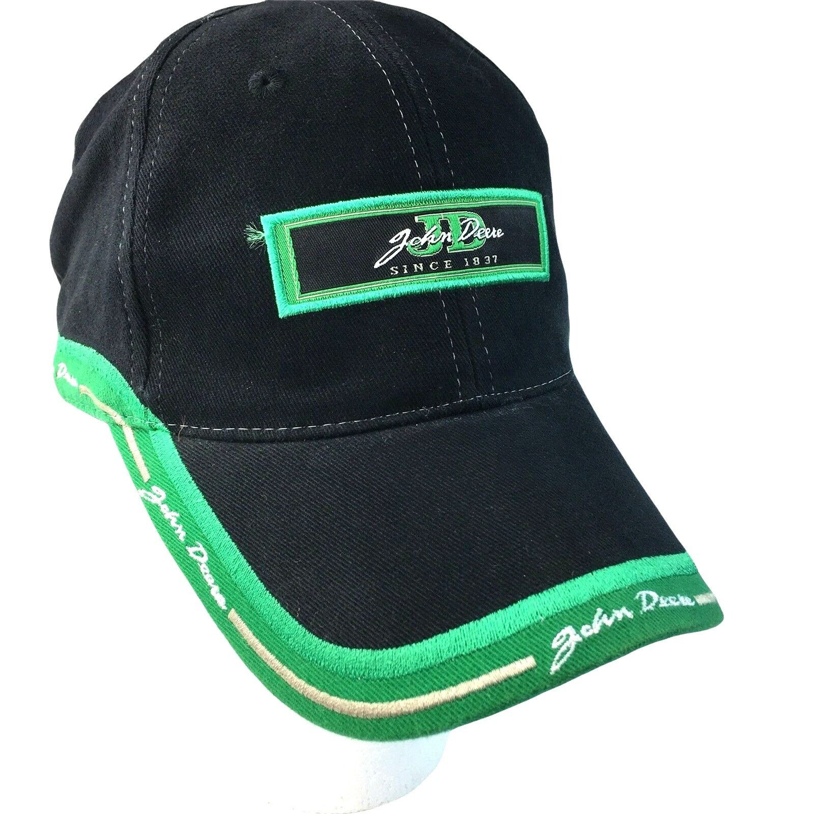 John Deere John Deere Baseball Cap Clay Francis Black Embroidered Patch ...