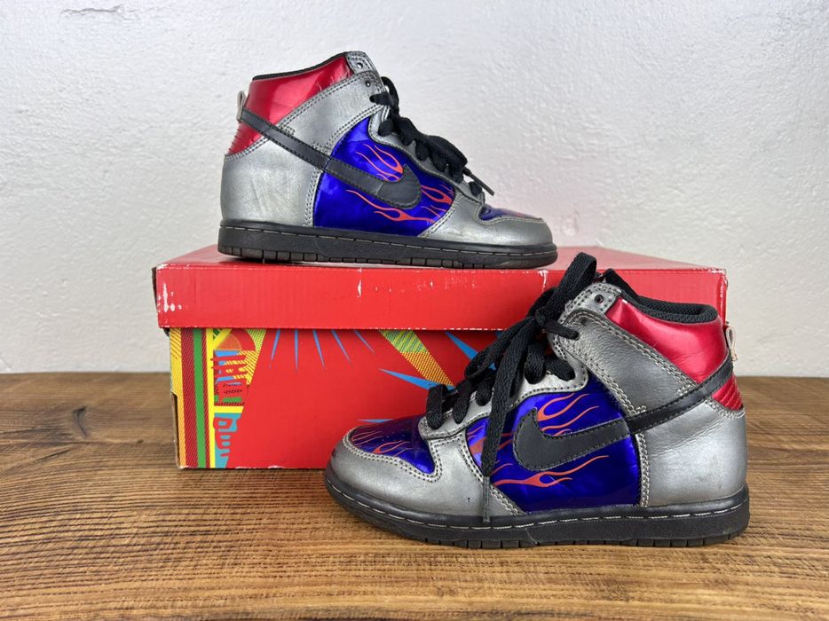 Nike KIDS Nike Dunk High Transformers Optimus Prime Sneakers | Grailed