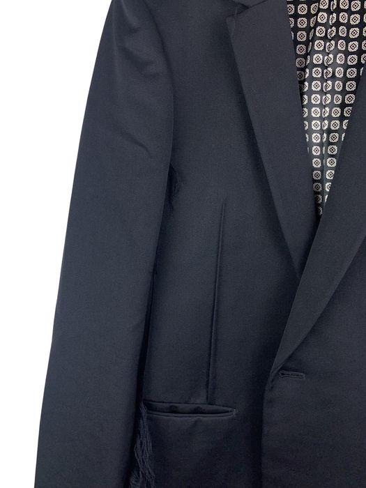 Number (N)ine AW04 Number (N)ine “Give Peace a Chance” Raw Cut Blazer ...