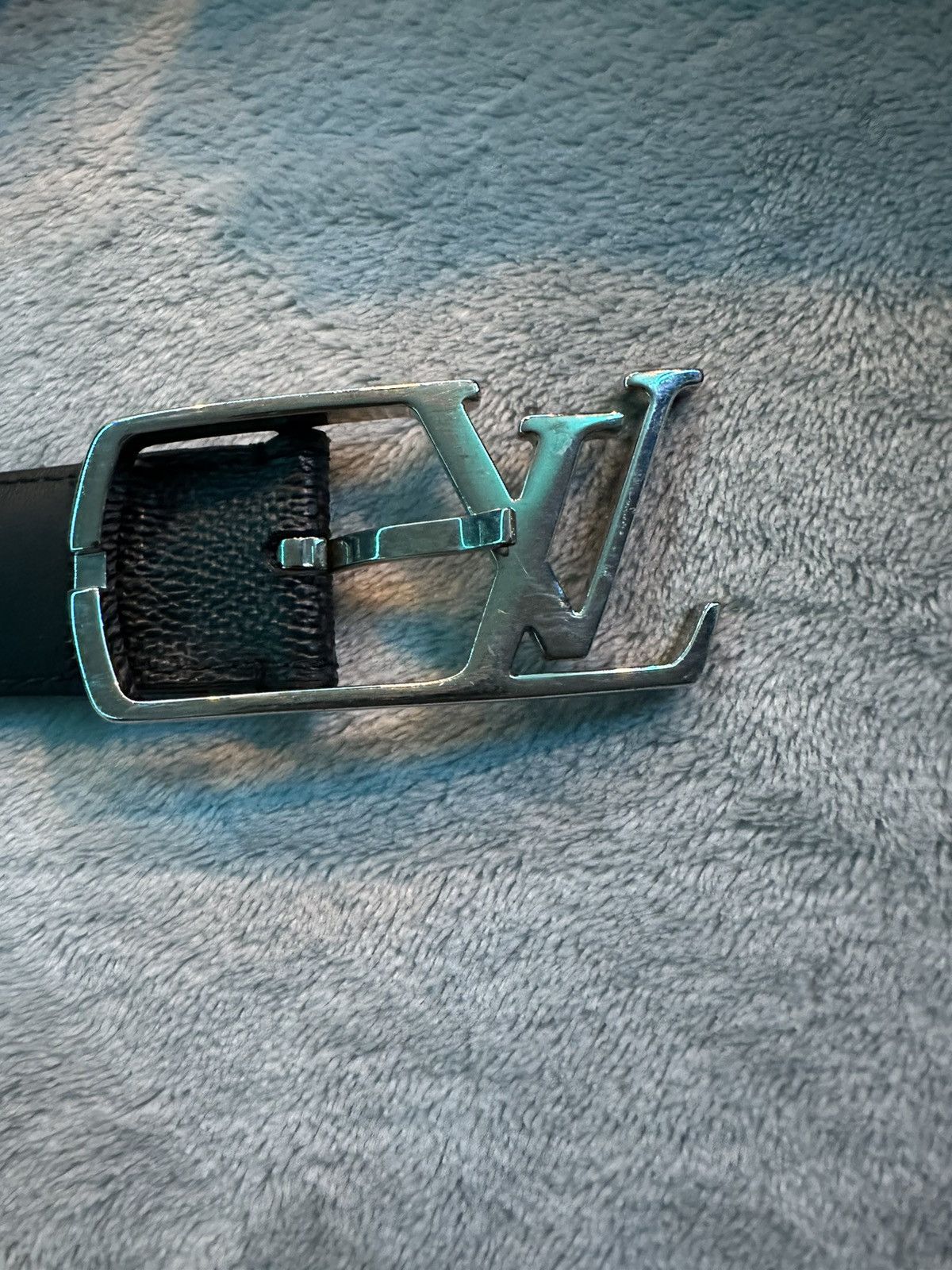 Louis Vuitton Louis Vuitton Black Checkerboard Belt | Grailed