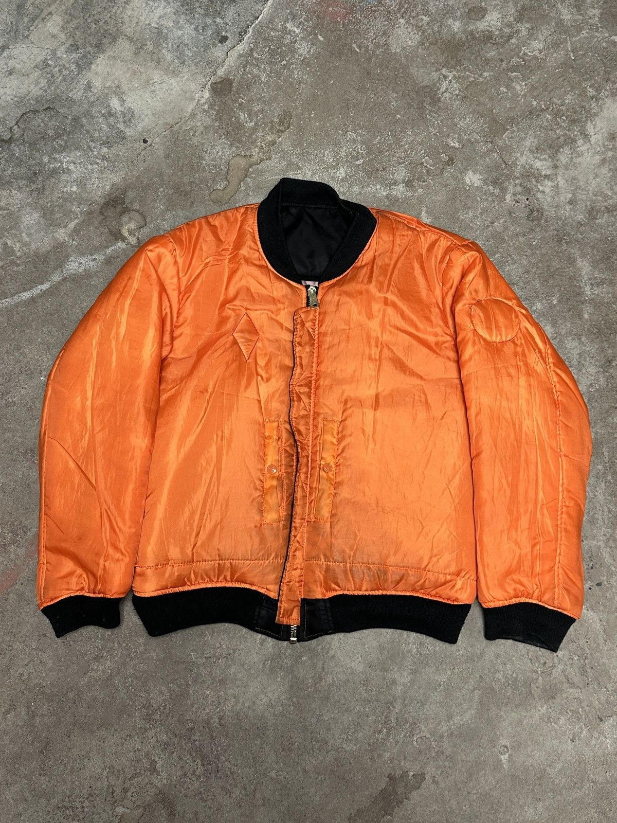 Yang Li Yang Li 90s MA-1 reworked patches Bomber Flight jacket | Grailed