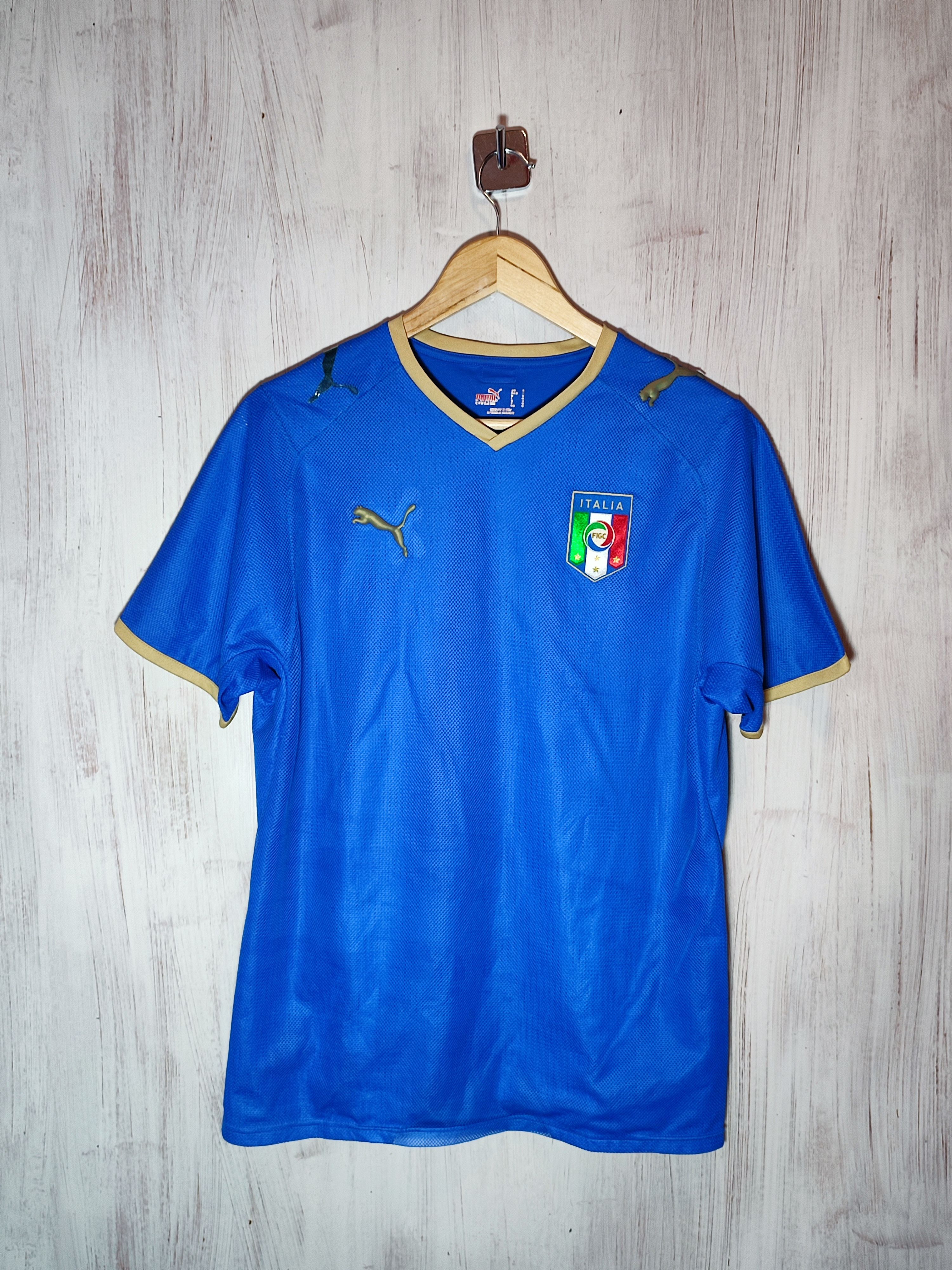 Puma Italy team 2008 2009 home football shirt jersey soccer kit | Grailed