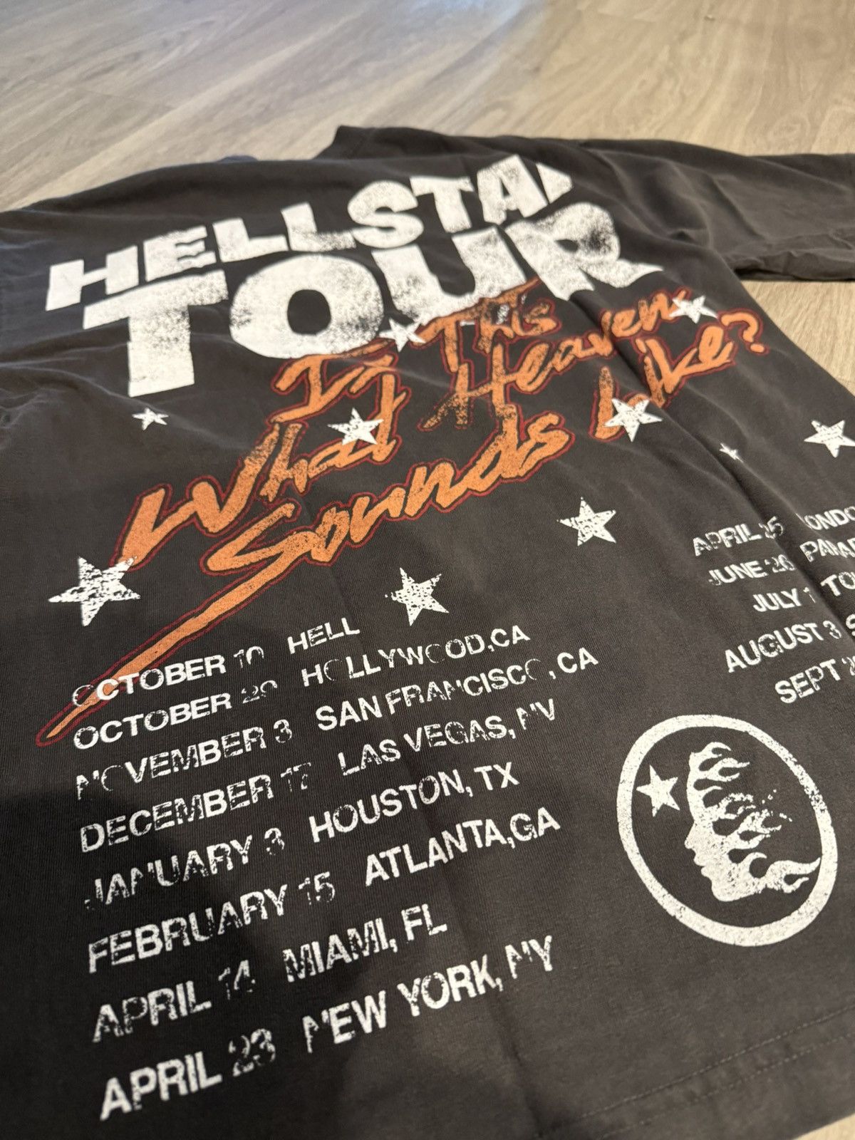 HELLSTAR Hellstar world tour tee | Grailed