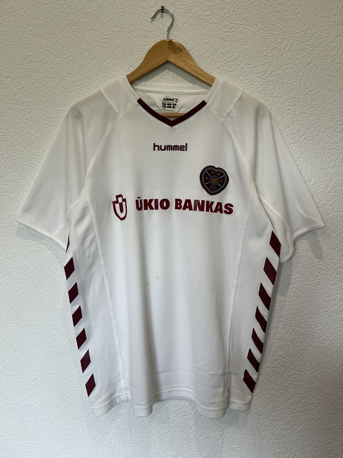 Vintage HMFC Heart of Midlothian Hummel 2005/2006 Kit Soccer Jersey ...
